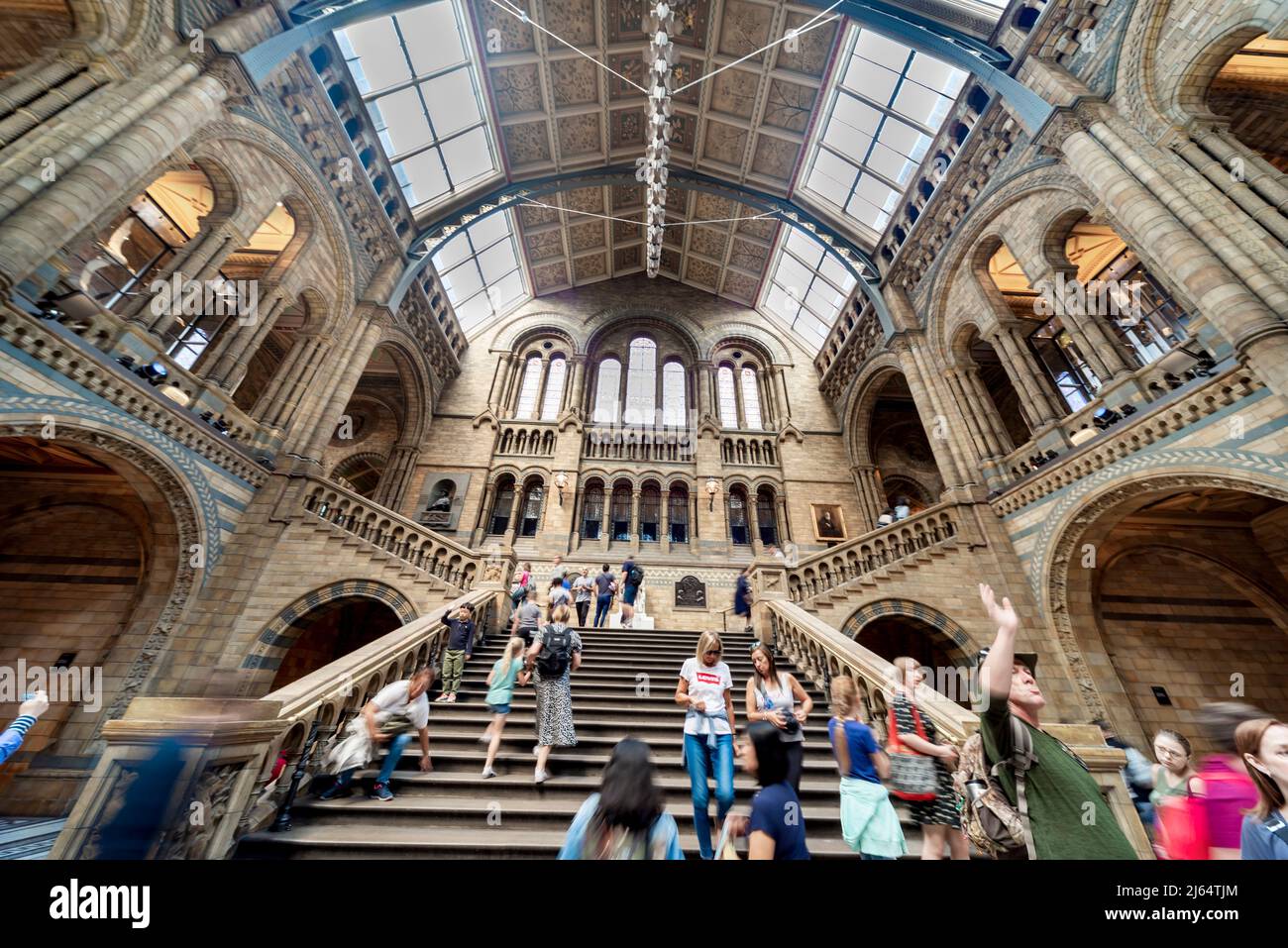 Interior inside museum museums stairs staircase steps hi-res stock ...