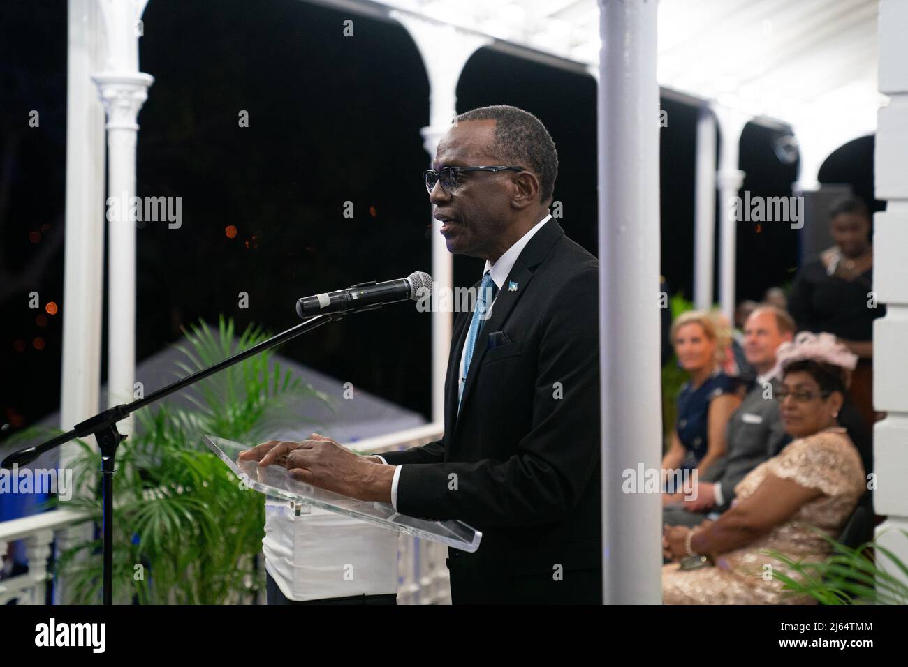 Prime minister of saint lucia hi-res stock photography and images - Alamy