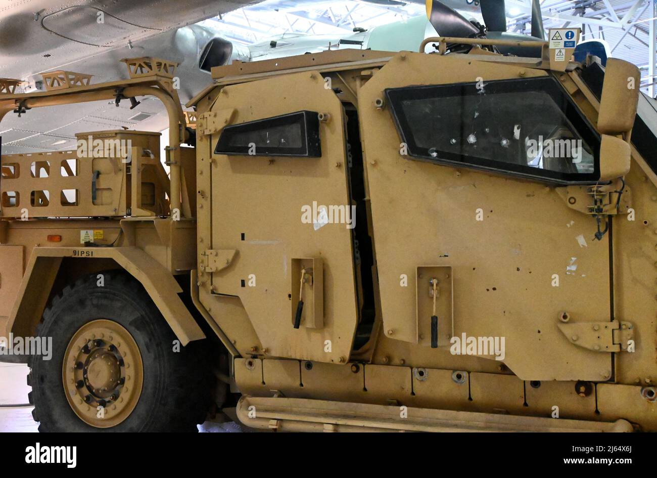Navistar defence husky protected support vehicle hi-res stock ...