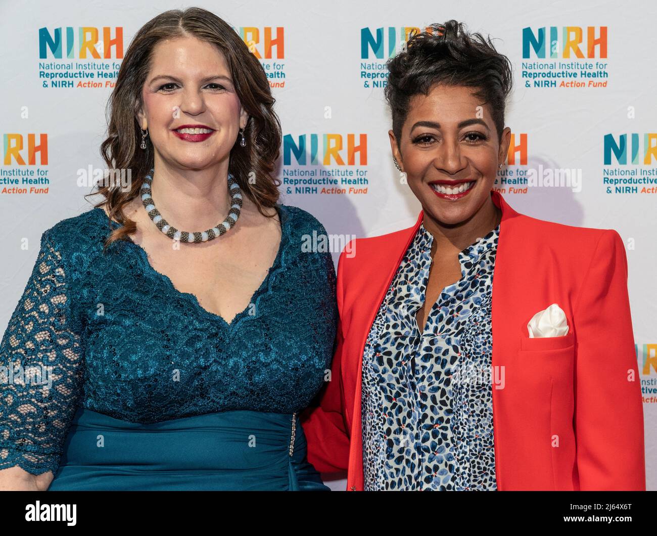 New York, NY - April 27, 2022: NIRH President Andrea Miller and Aisha ...