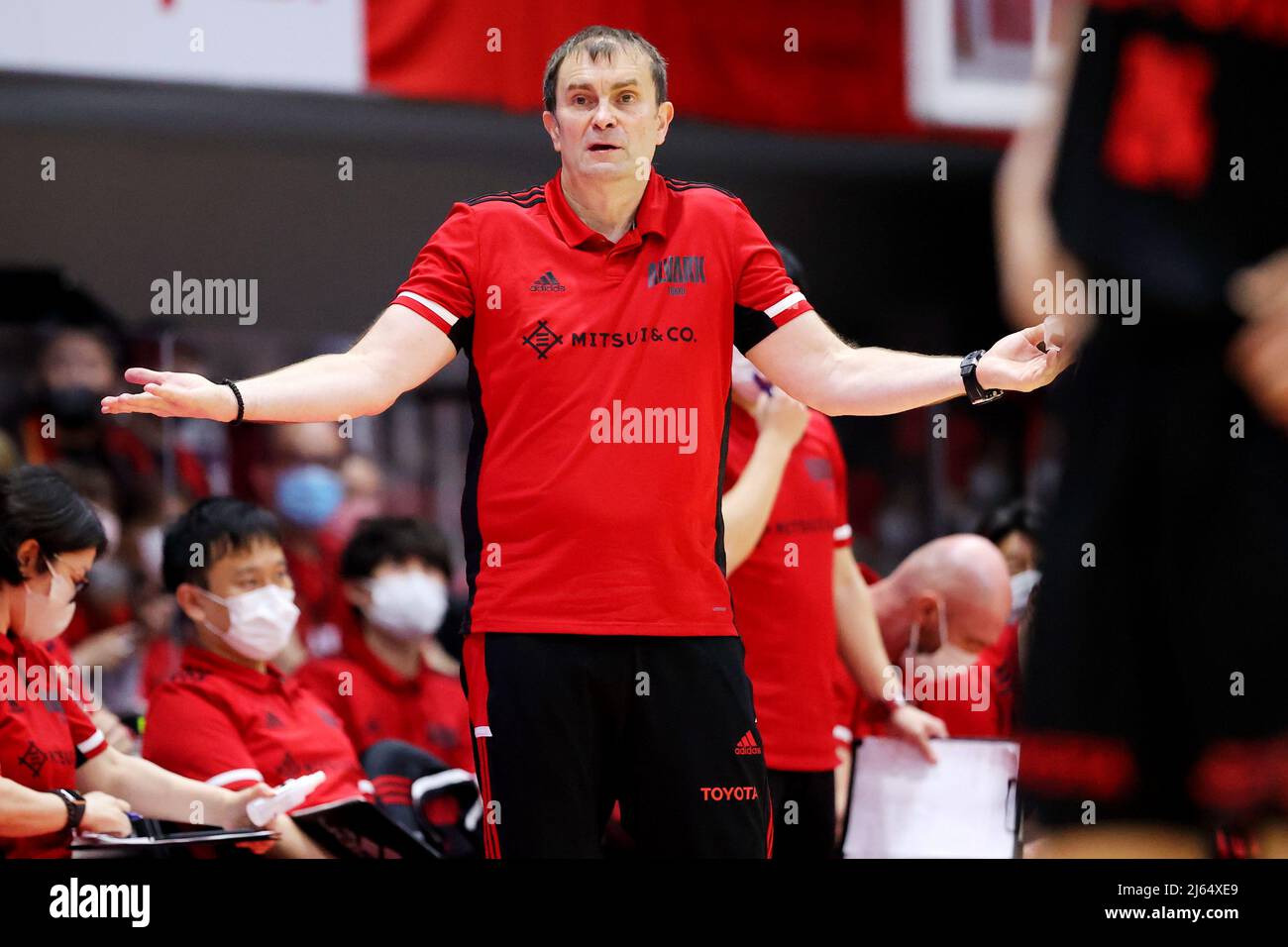 Tokyo, Japan. 27th Apr, 2022. Luka Pavicevic (Alvark) Basketball : 2021 ...