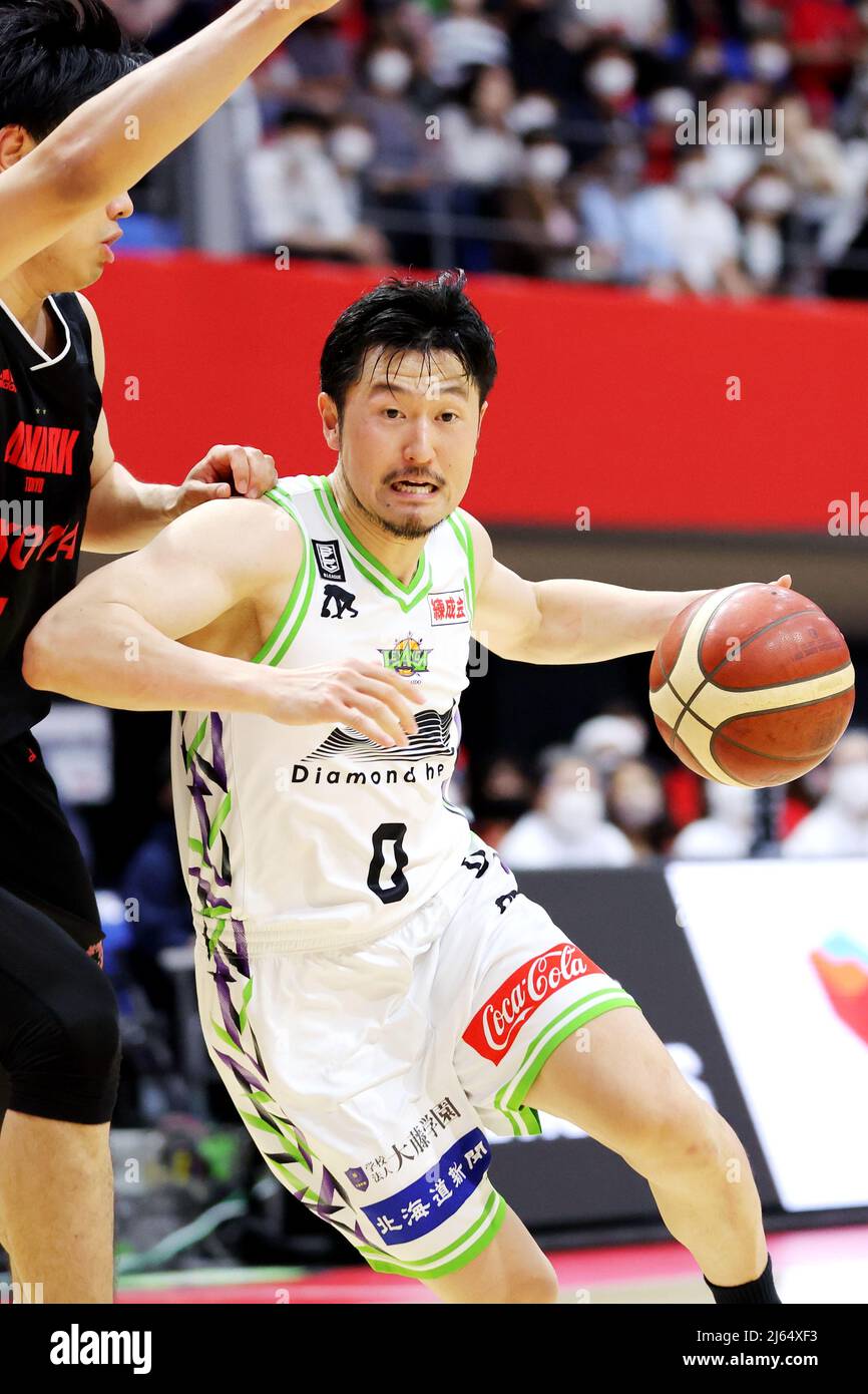 Tokyo, Japan. 27th Apr, 2022. Ryoma Hashimoto (Levanga) Basketball : 2021-22 B.LEAGUE B1 game ...