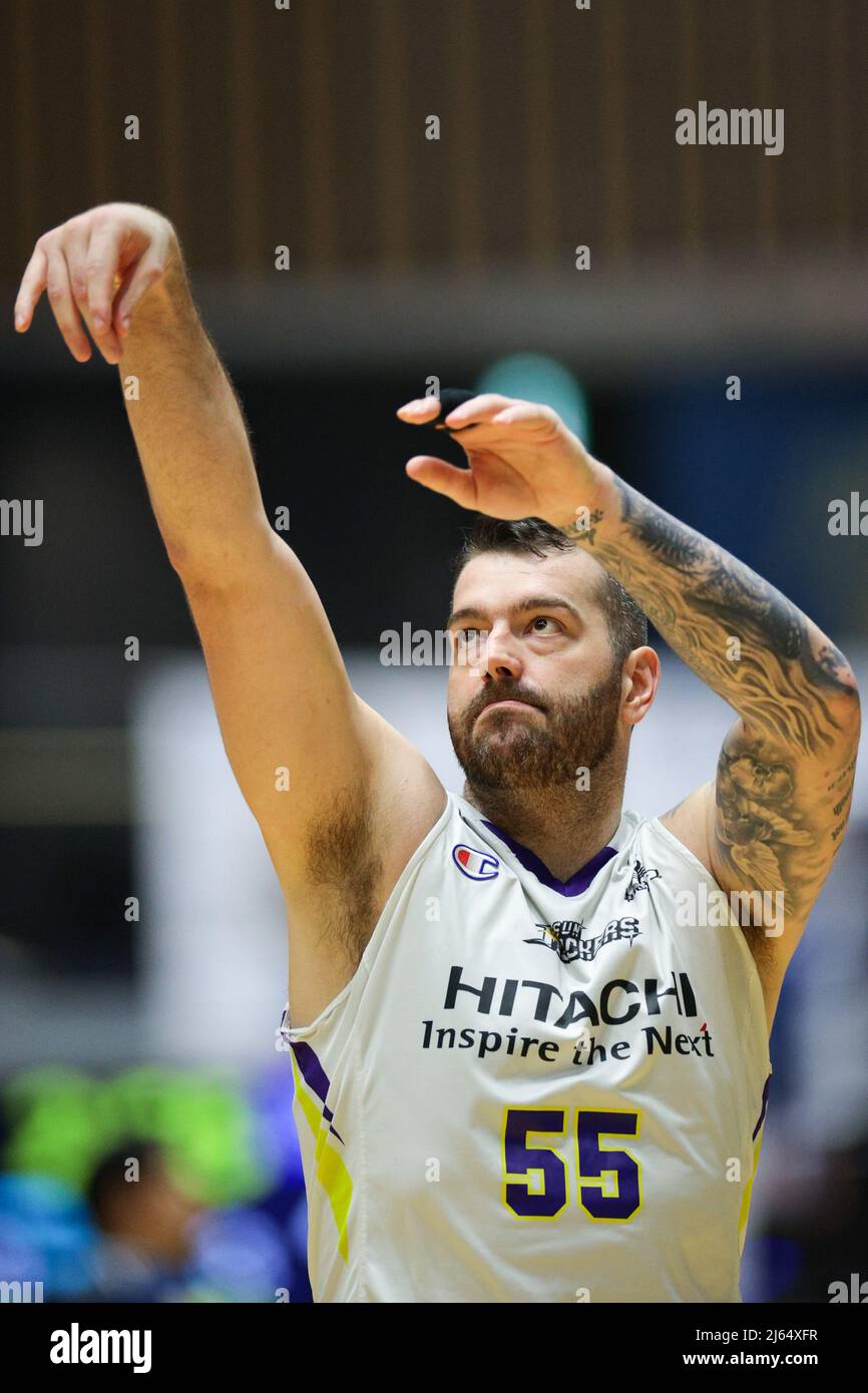 Kanagawa, Japan. 27th Apr, 2022. Josh Harrellson (Sunrockers ...