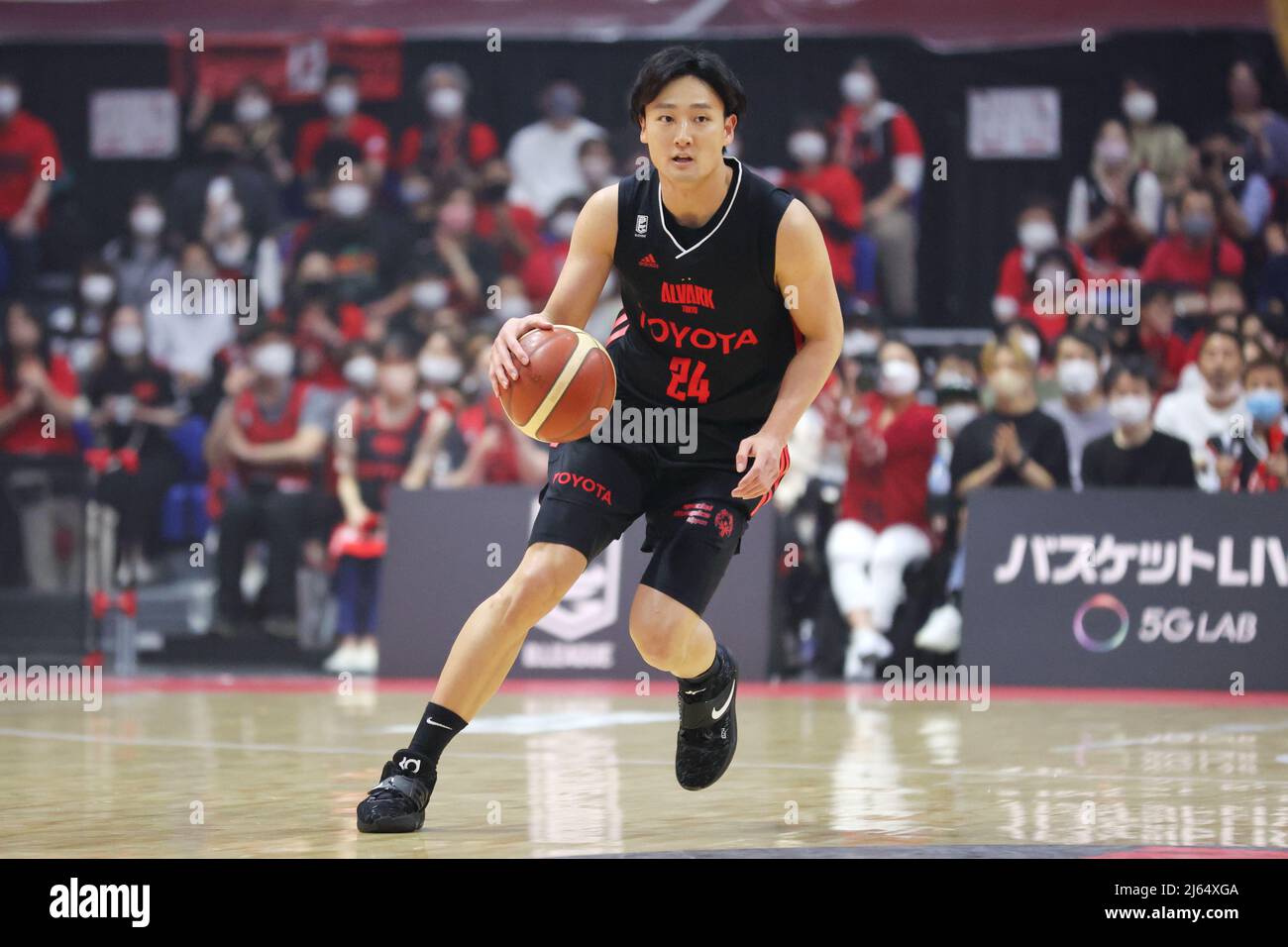 Tokyo, Japan. 27th Apr, 2022. Daiki Tanaka (Alvark) Basketball : 2021-22 B.LEAGUE B1 game ...
