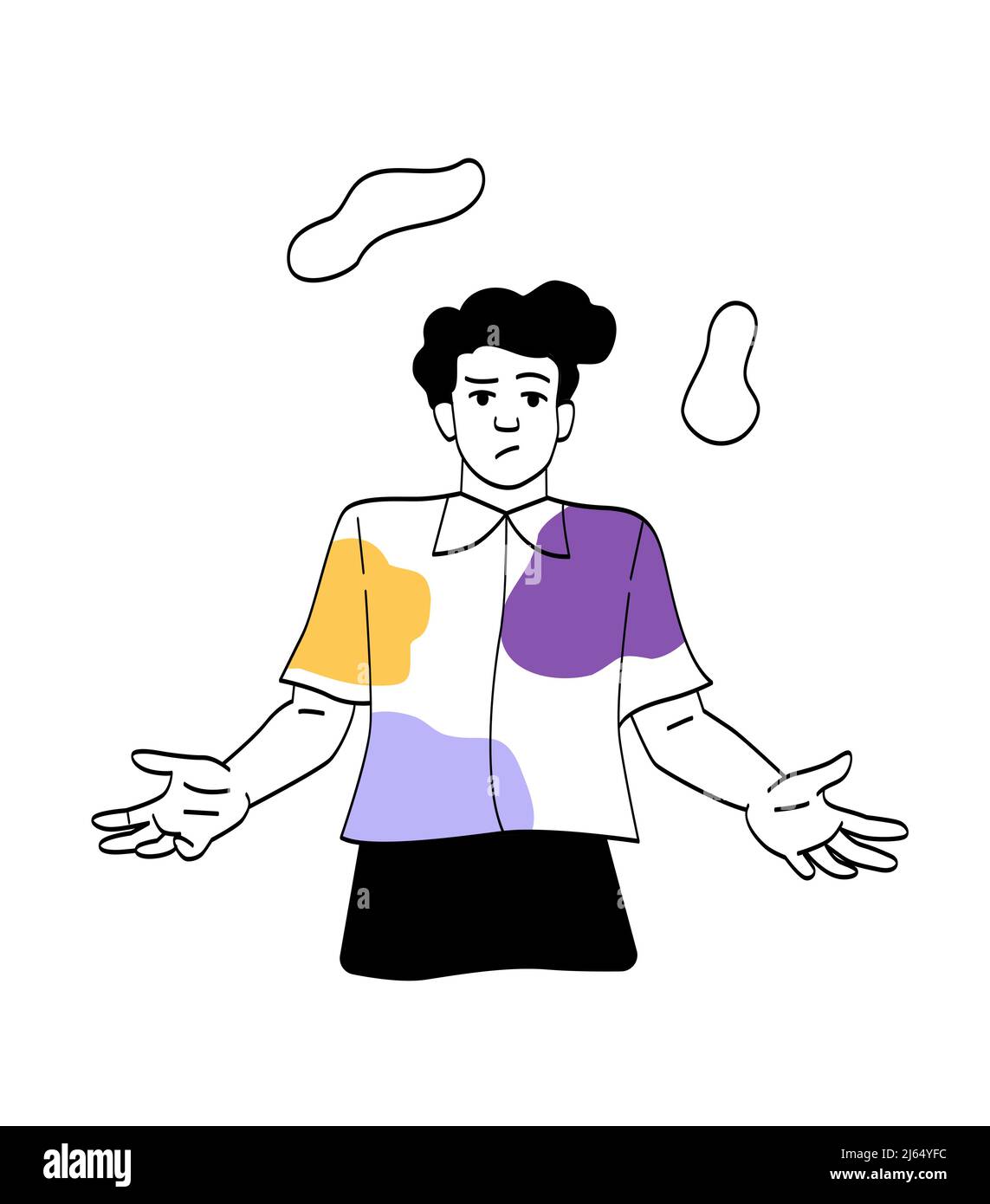 Stress reactions Stock Vector Images - Alamy