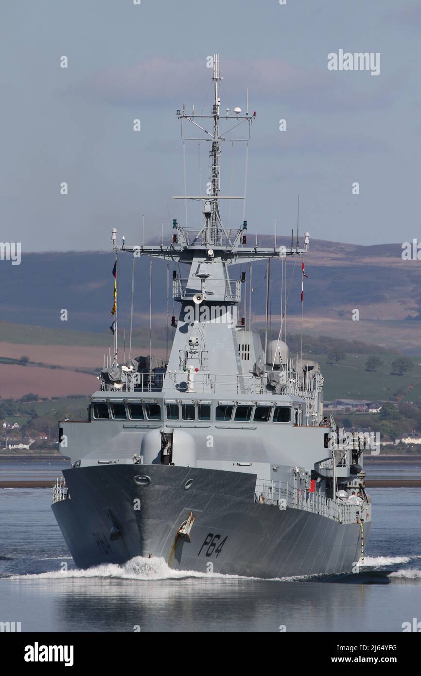 LÉ George Bernard Shaw (P64), a Samuel Beckett-class offshore patrol ...