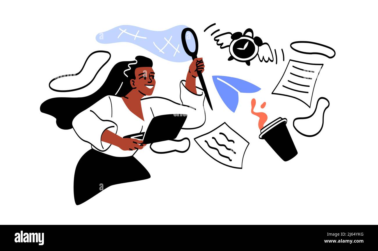 Hectic work Stock Vector Images - Alamy