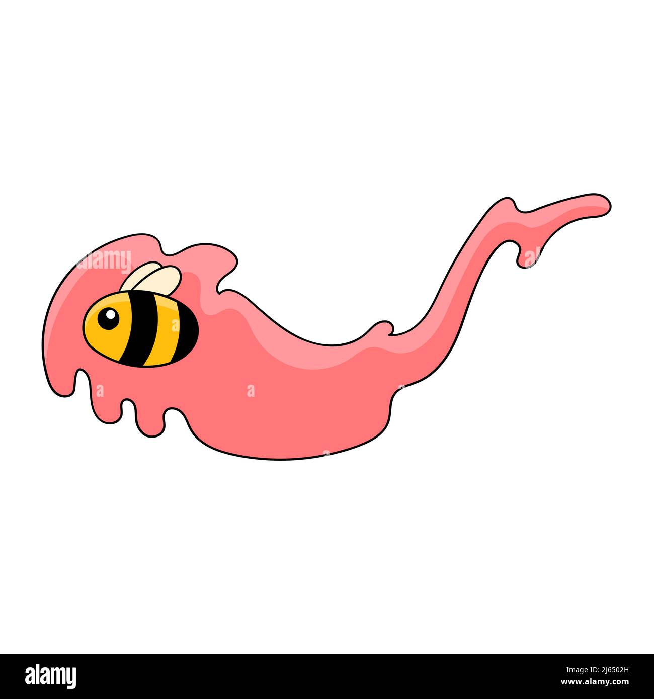 Flying white daisy flower Stock Vector Images - Alamy