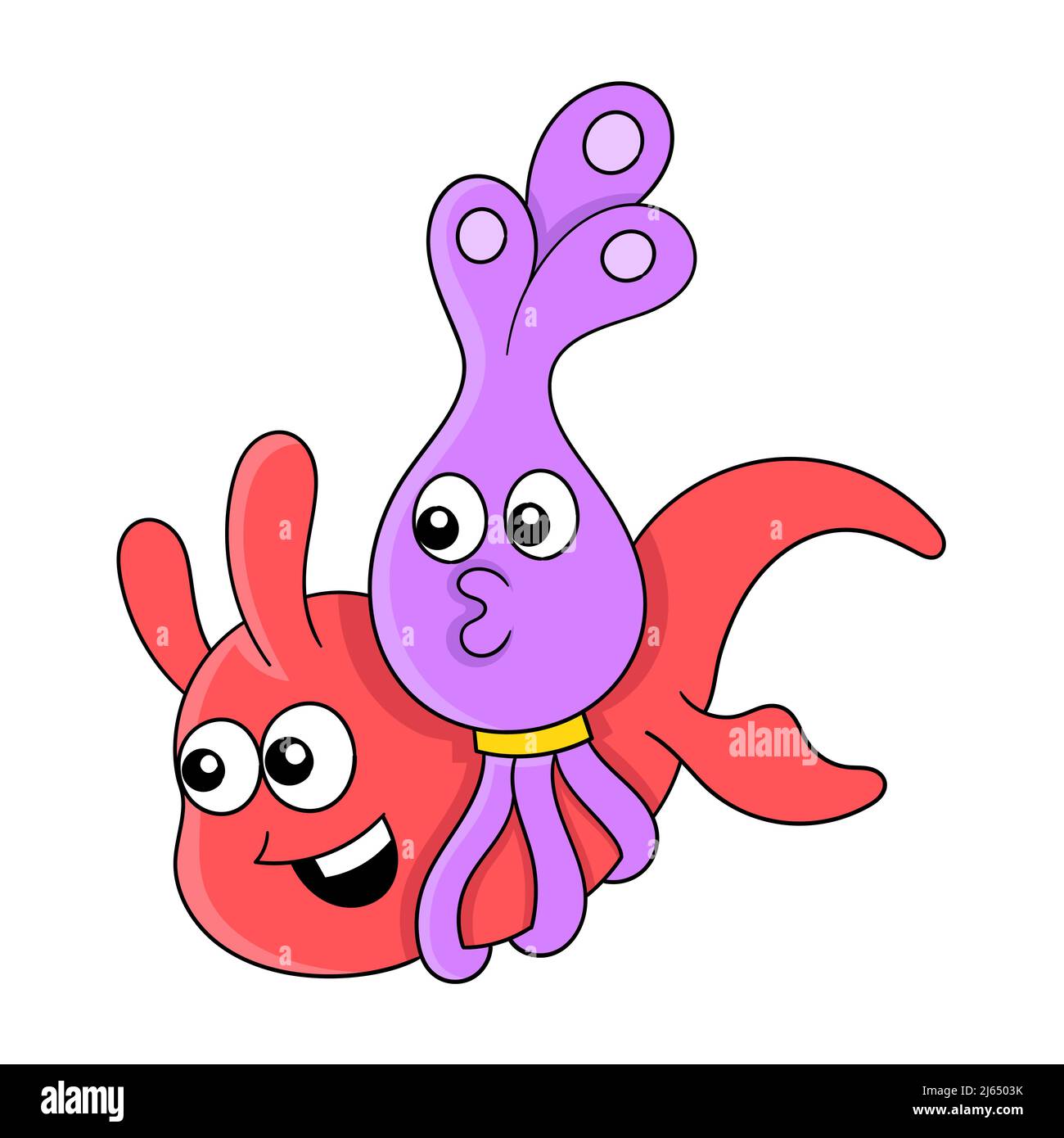 Monster friends vector vectors hi-res stock photography and images - Alamy