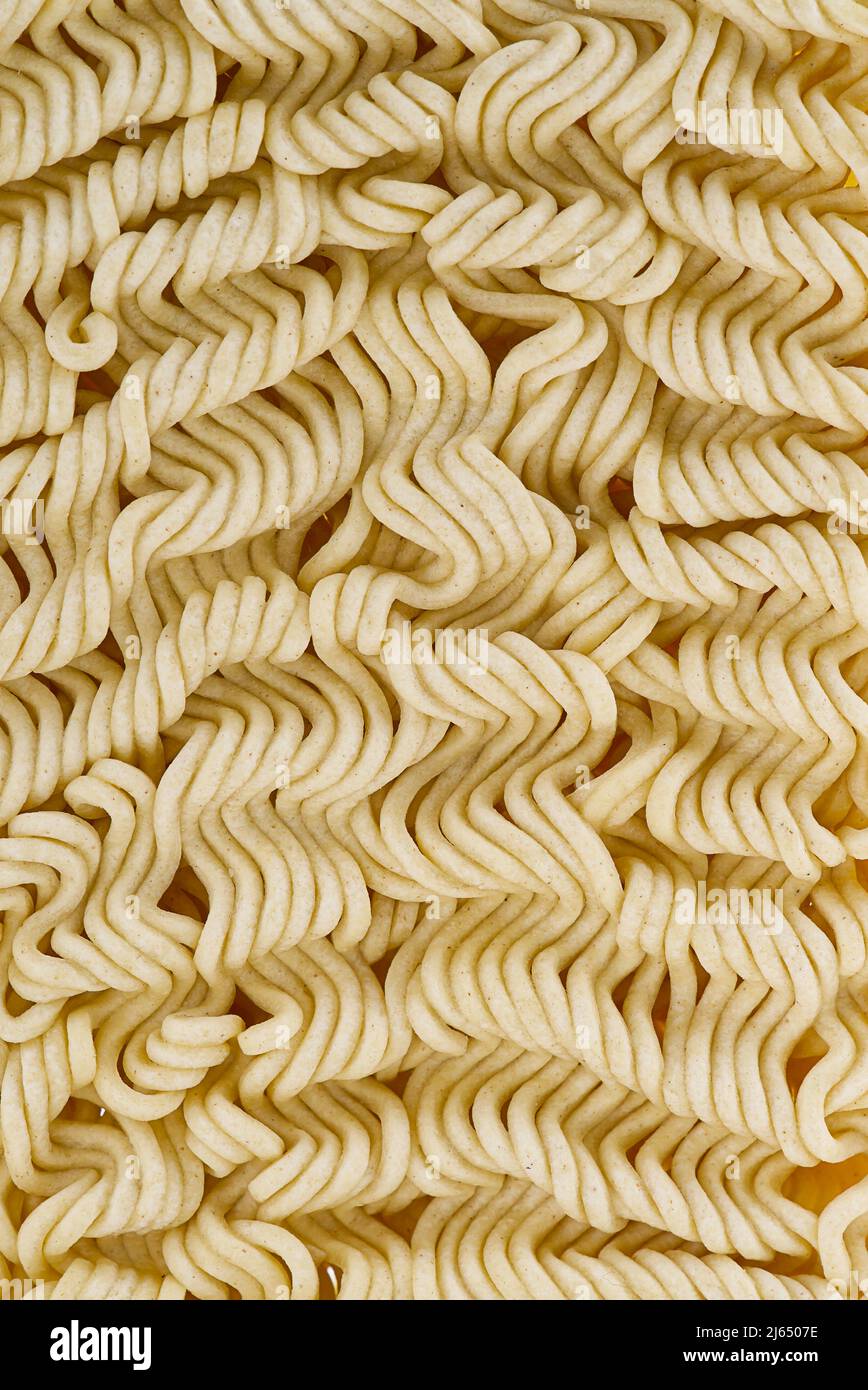 Raw Instant noodles. Close up instant noodles texture for background ...