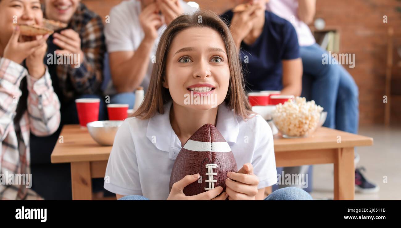 Rugby female fan hi-res stock photography and images - Alamy