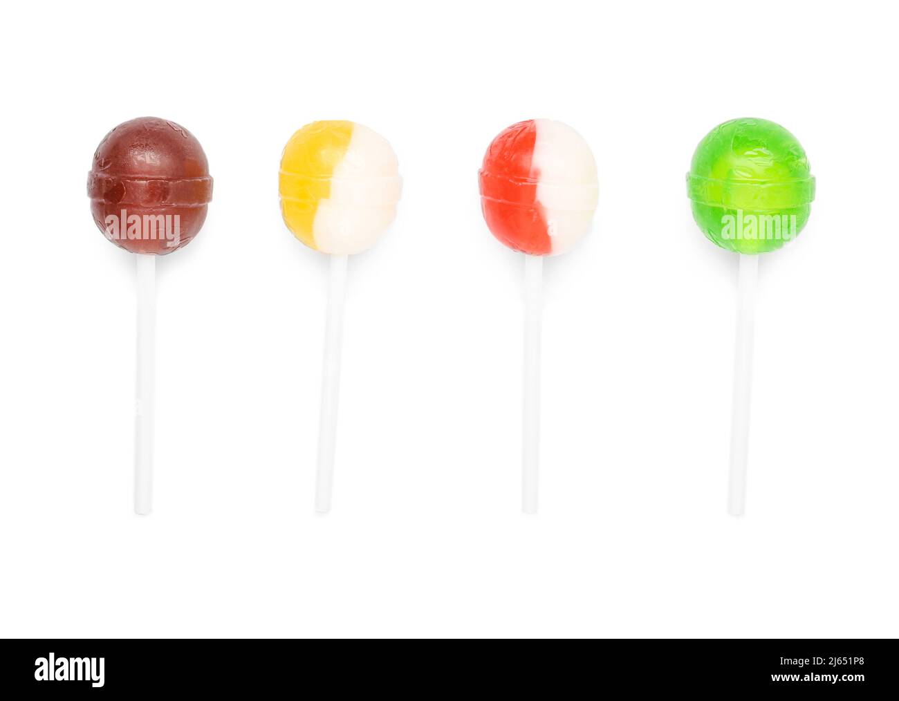 Many different lollipops on white background Stock Photo - Alamy