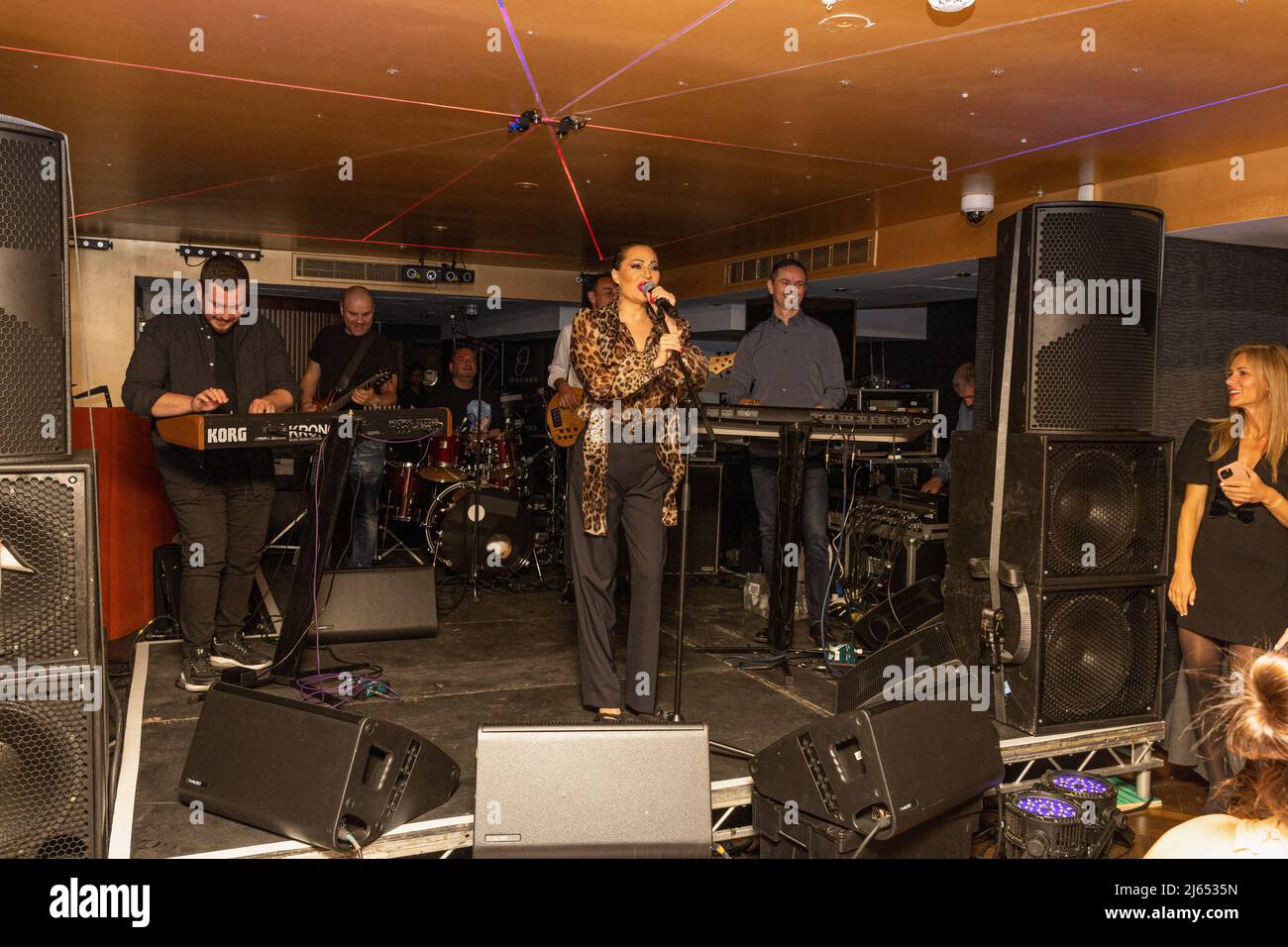 London, UK. 27th Apr, 2022. Serbian singer, Svetlana Raznatovic, known ...
