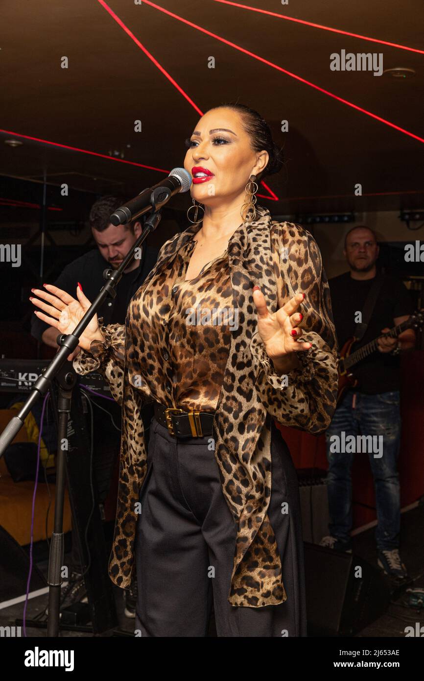 Serbian singer, Svetlana Raznatovic, known by her stage name Ceca ...