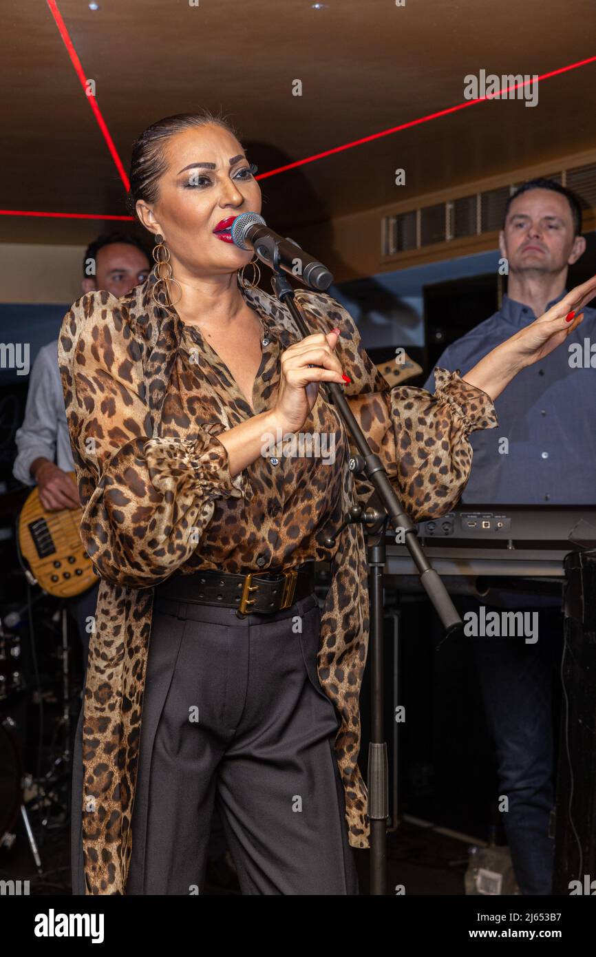 Serbian singer, Svetlana Raznatovic, known by her stage name Ceca ...