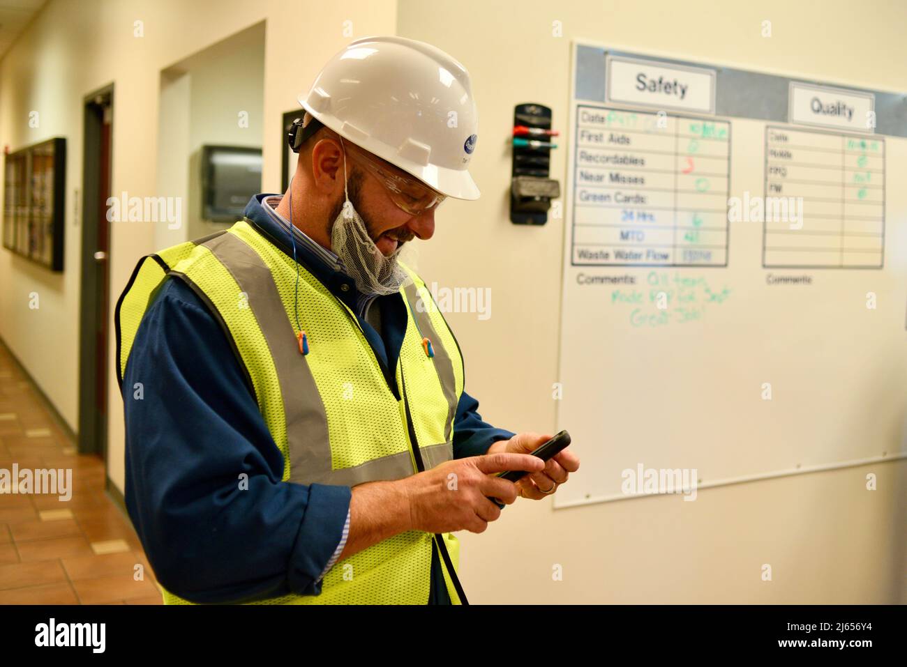 Plant manager at the modern and state-of-the-art Ocean Spray plant that ...