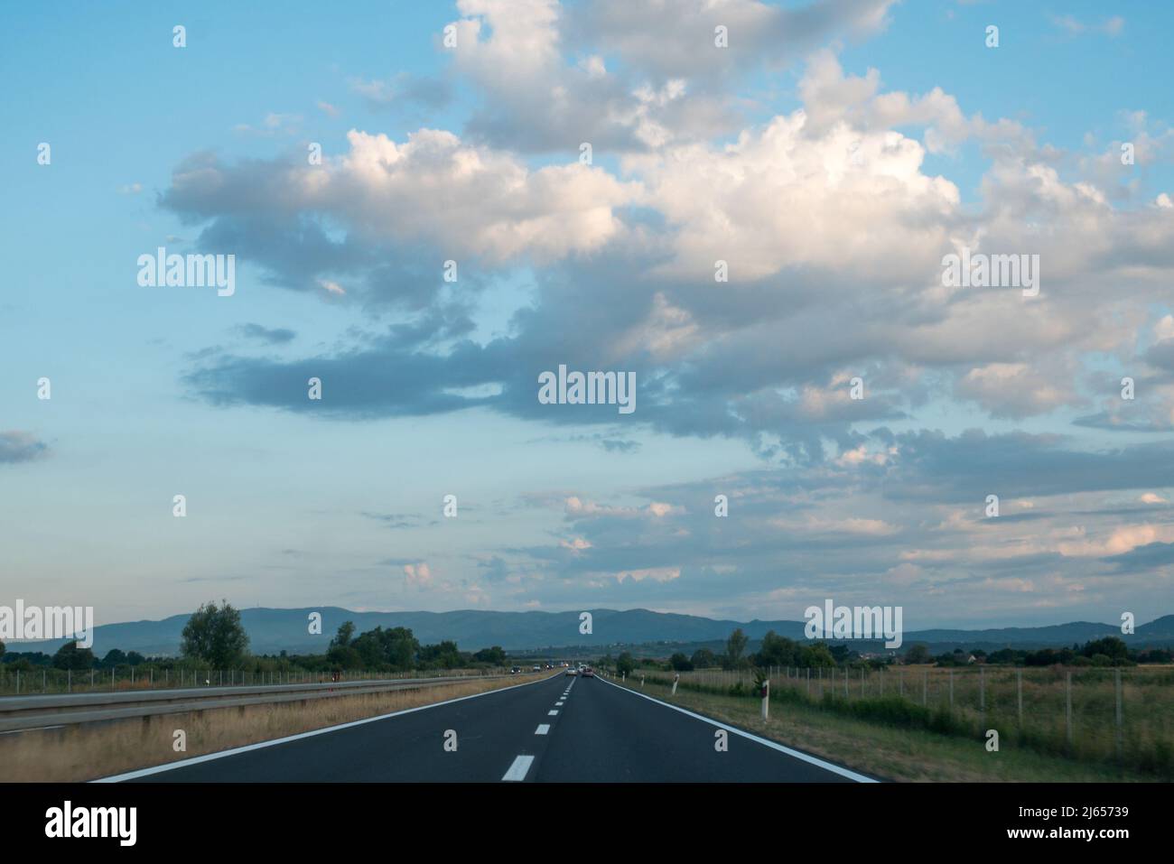 A1 motorway towards Zadar, Croatia, Europa Stock Photo - Alamy