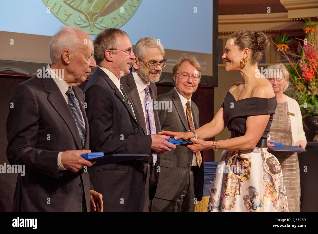 Crown Princess Victoria attends the award ceremony for the Crafoord ...