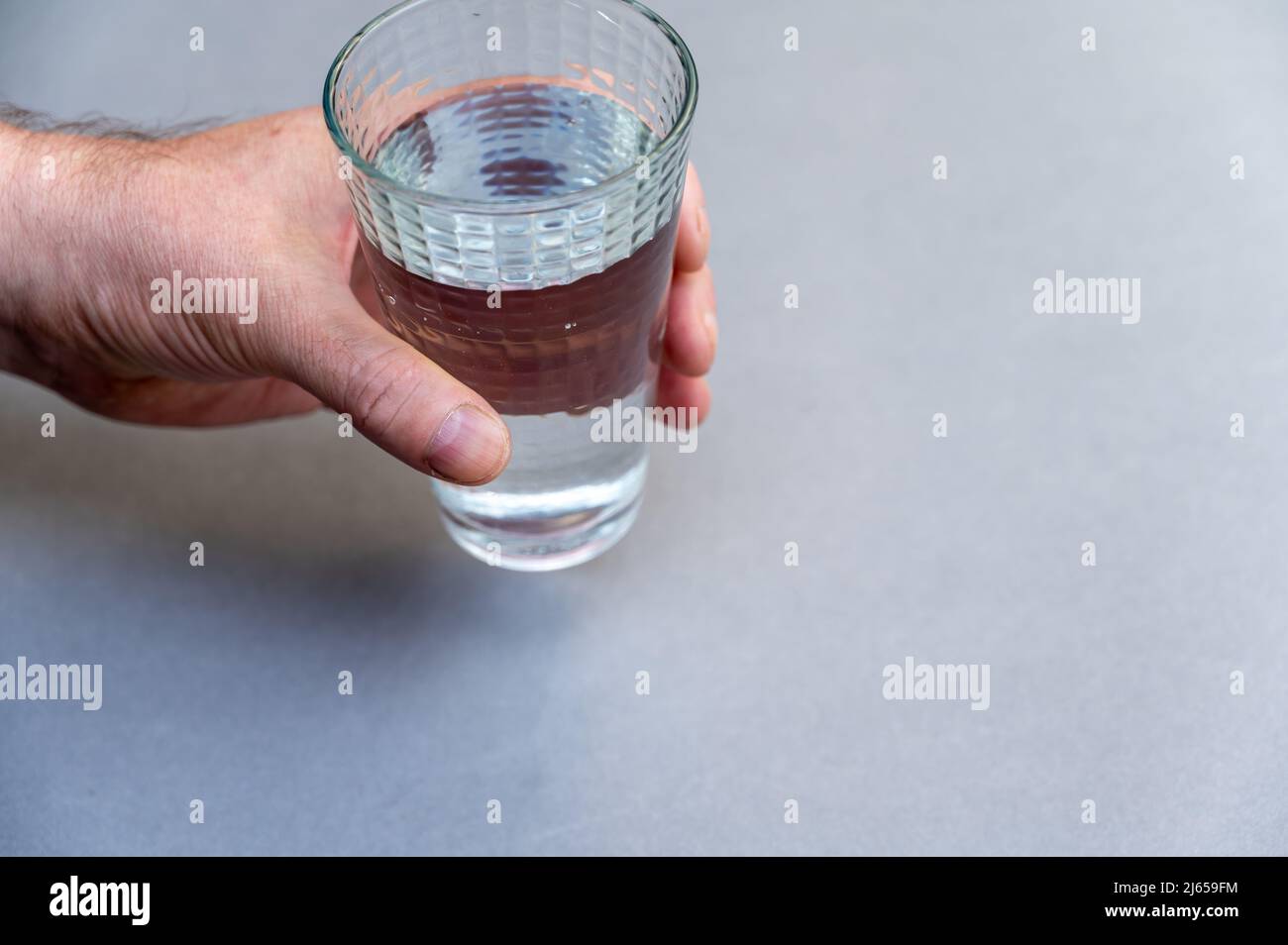 V shaped glass hi-res stock photography and images - Alamy