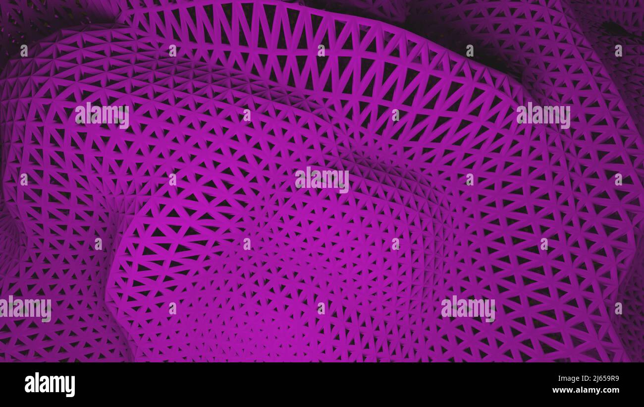 3D render, Abstract white matter geometric pattern background Stock ...