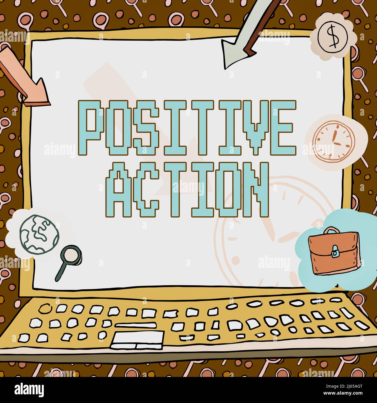 Inspiration showing sign Positive Action. Business overview doing good ...
