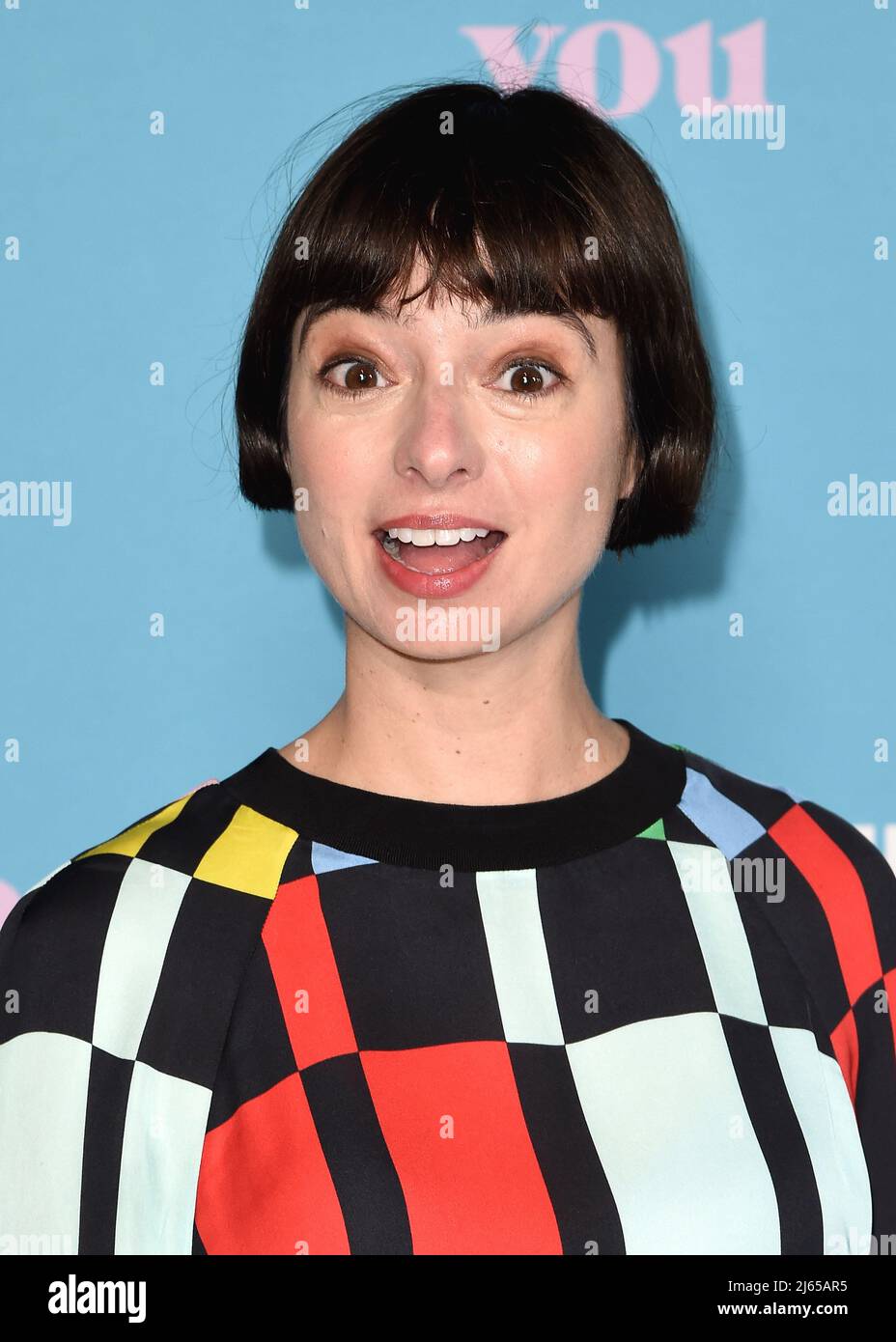Los Angeles, USA. 27th Apr, 2022. Kate Micucci walking on the red ...