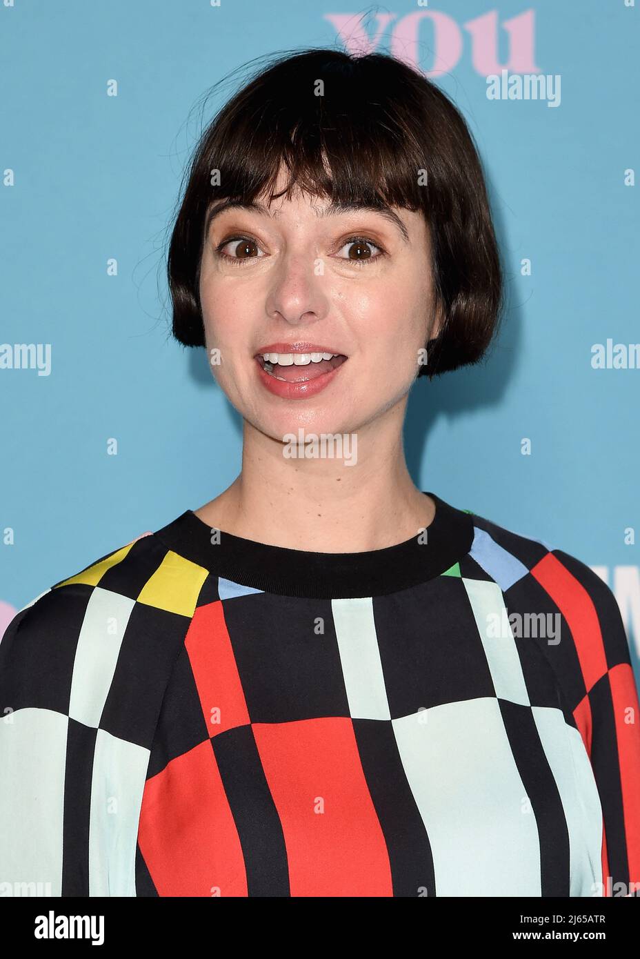 Los Angeles, USA. 27th Apr, 2022. Kate Micucci walking on the red ...