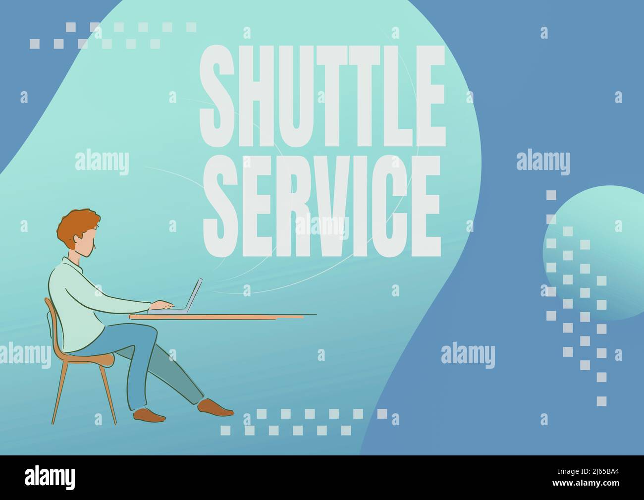 Text sign showing Shuttle Service. Word Written on vehicles like buses ...