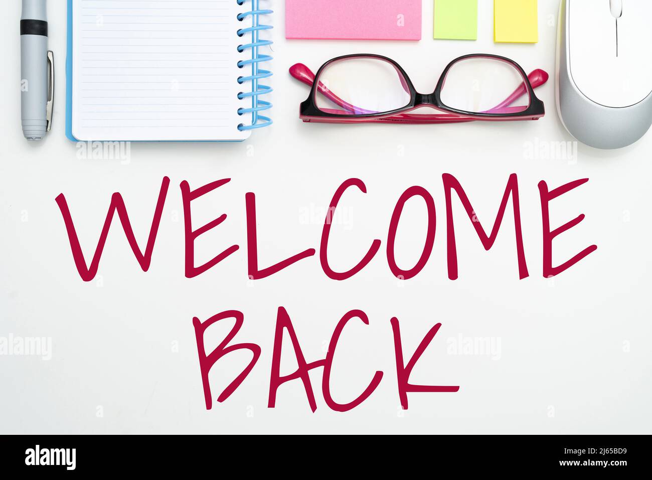 Conceptual display Welcome Back. Business showcase Warm Greetings ...