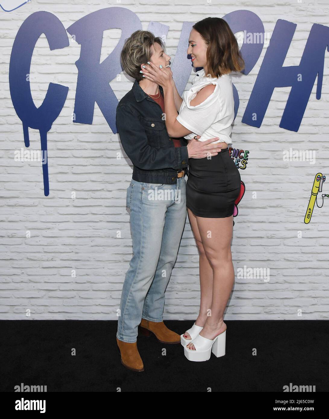 Los Angeles, USA. 27th Apr, 2022. (L-R) Cameron Esposito and Addie ...