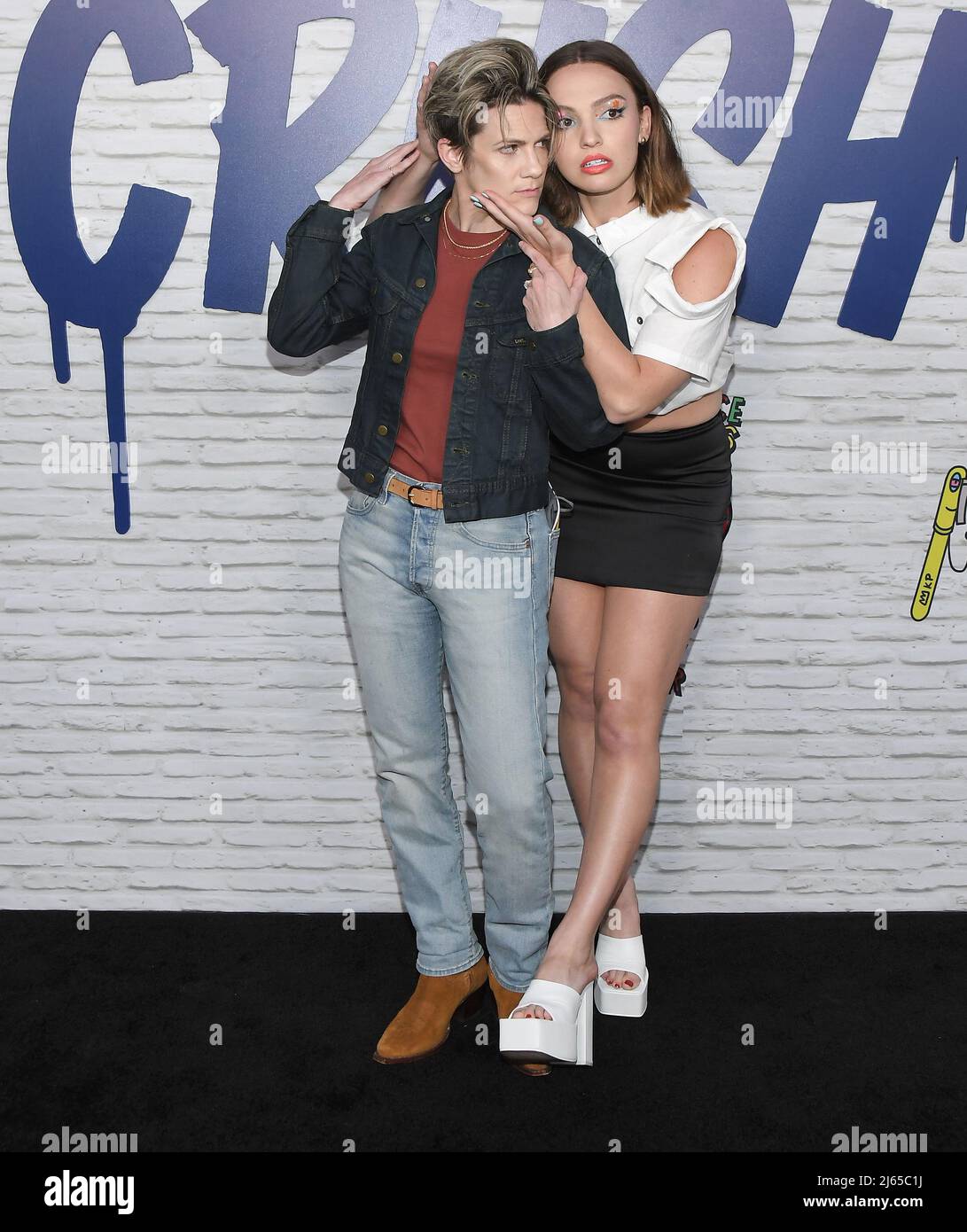 Los Angeles, USA. 27th Apr, 2022. (L-R) Cameron Esposito and Addie ...