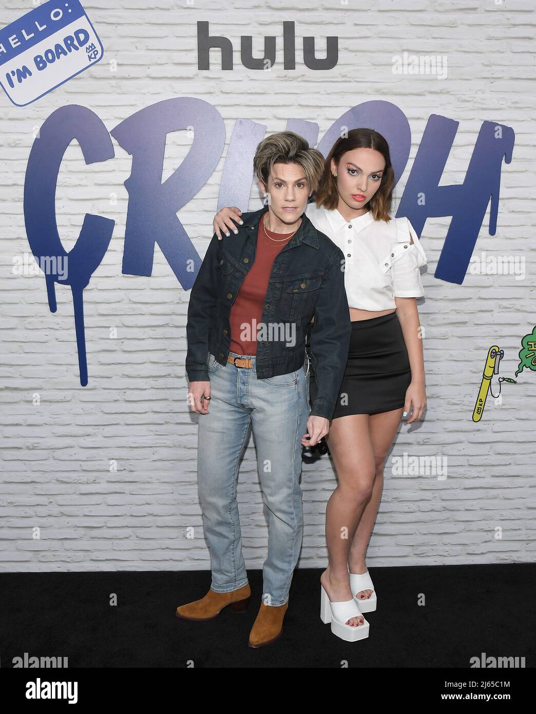 Los Angeles, USA. 27th Apr, 2022. (L-R) Cameron Esposito and Addie ...