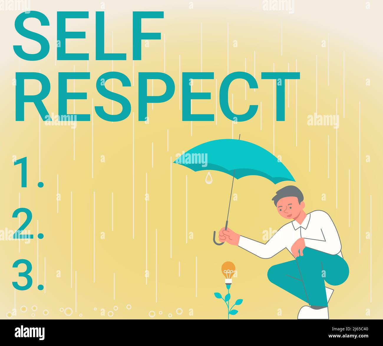 Handwriting text Self Respect. Conceptual photo Pride and confidence in ...