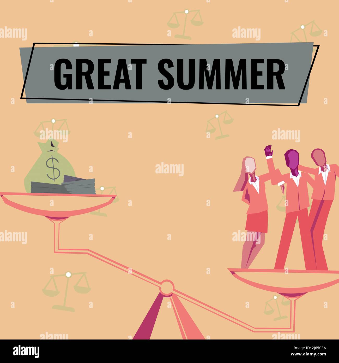 Sign displaying Great Summer. Word for Having Fun Good Sunshine Going ...