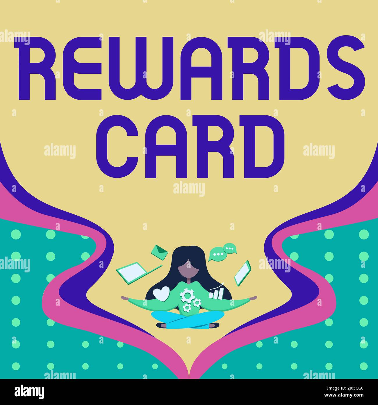 Text showing inspiration Rewards Card. Business showcase Help earn cash ...
