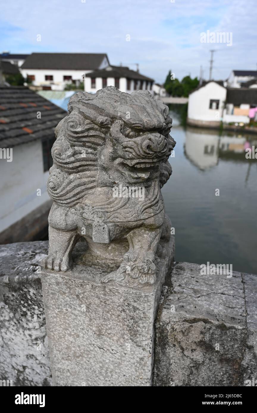 Bridges in the Ancient town of Jinze, near Shanghai Stock Photo - Alamy