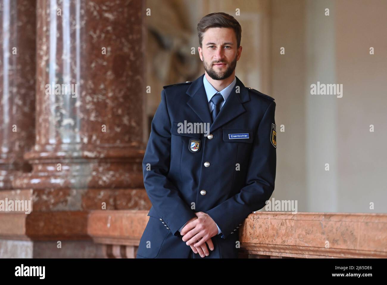 Markus EISENBICHLER (ski jumping) private, in civil, in police uniform ...