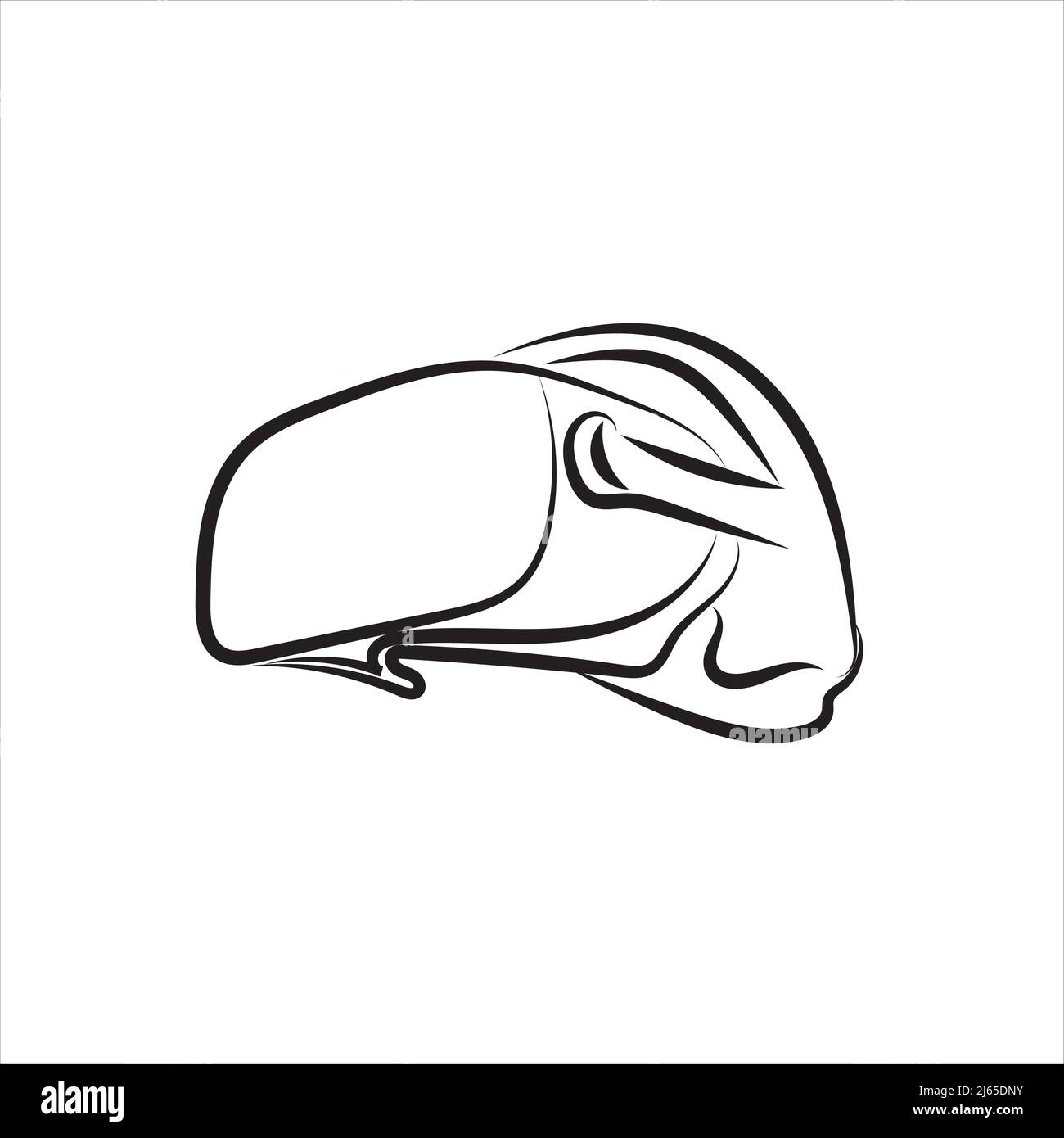 VR headset line art style for your design Stock Vector Image & Art - Alamy