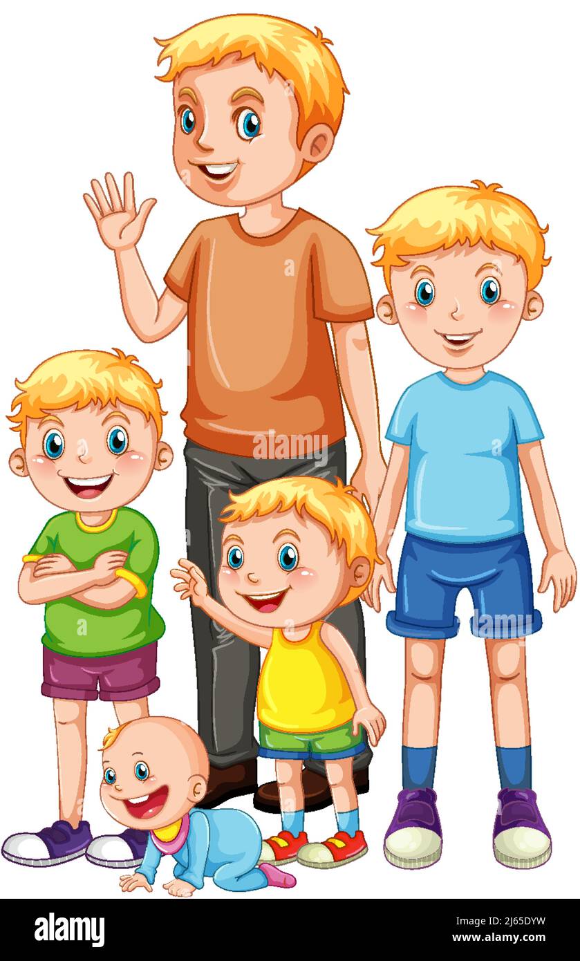 Different ages people group illustration Stock Vector Image & Art - Alamy