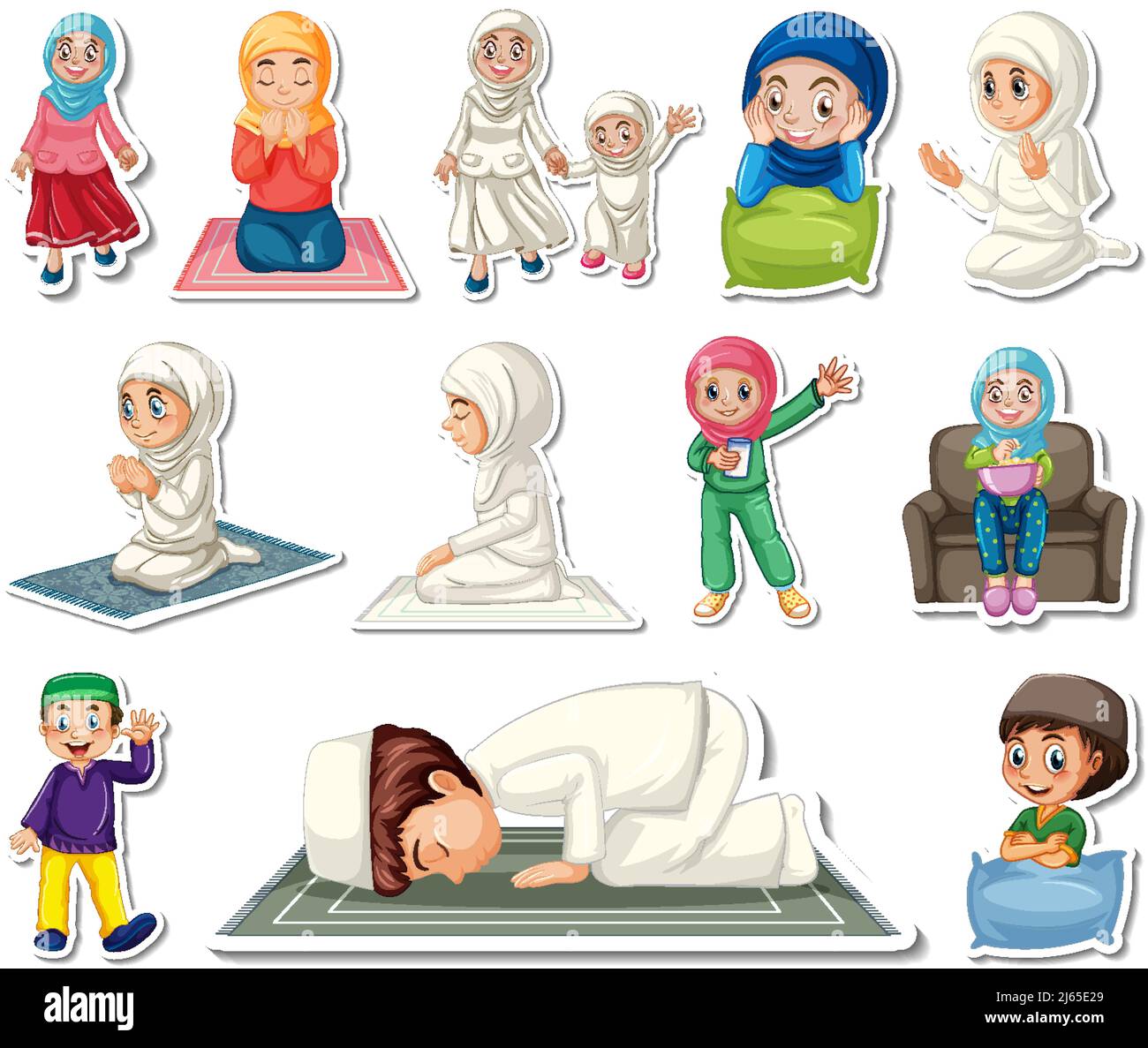 Religious act Stock Vector Images - Alamy