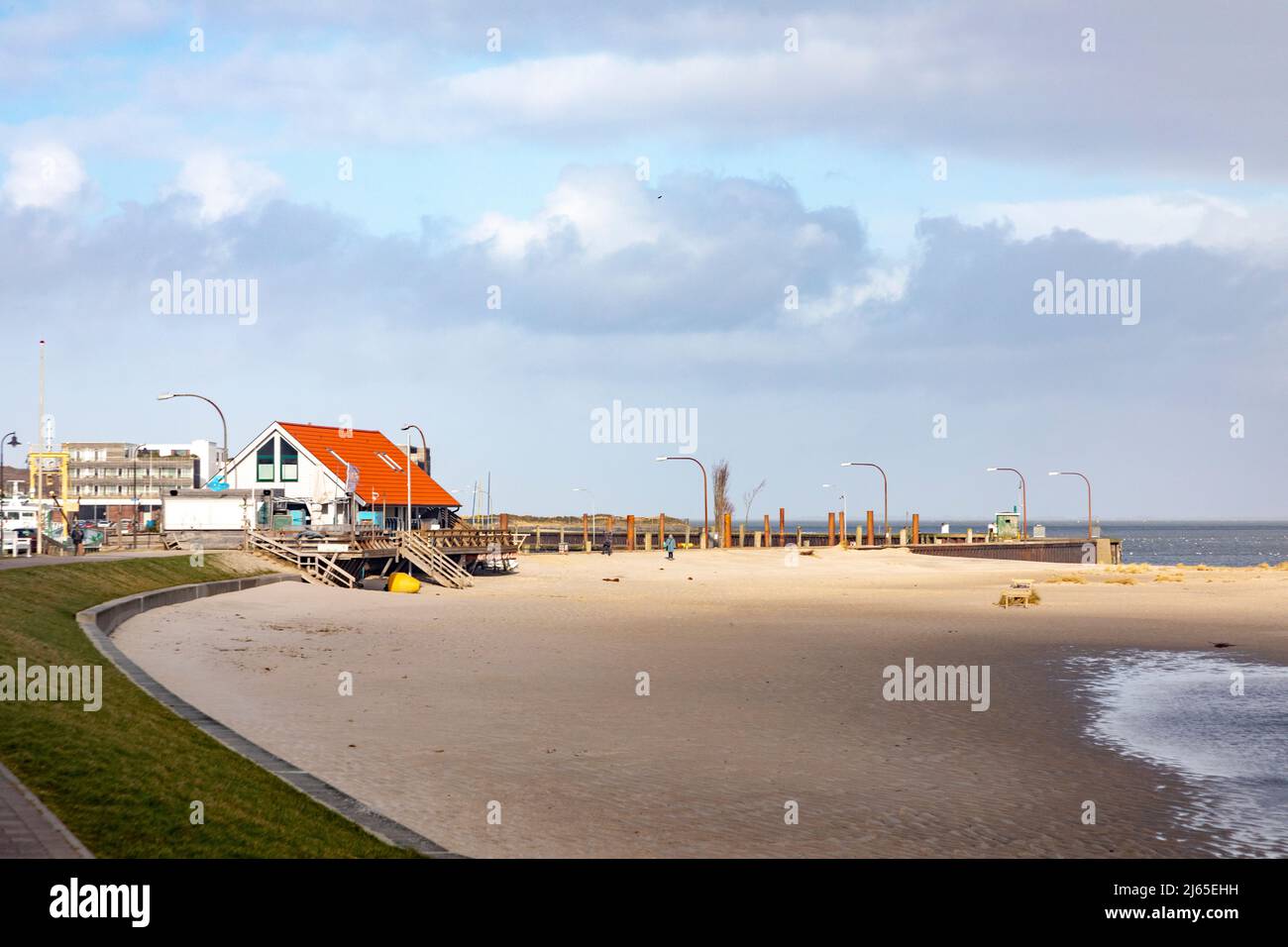 scenic coast with empty beach at Hoernum, Sylt Stock Photo - Alamy