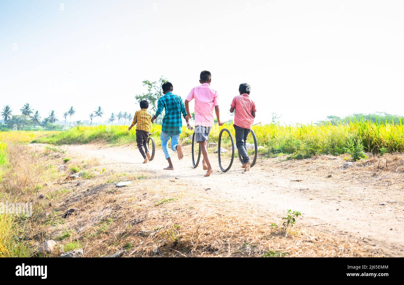 Indian rural children hi-res stock photography and images - Alamy