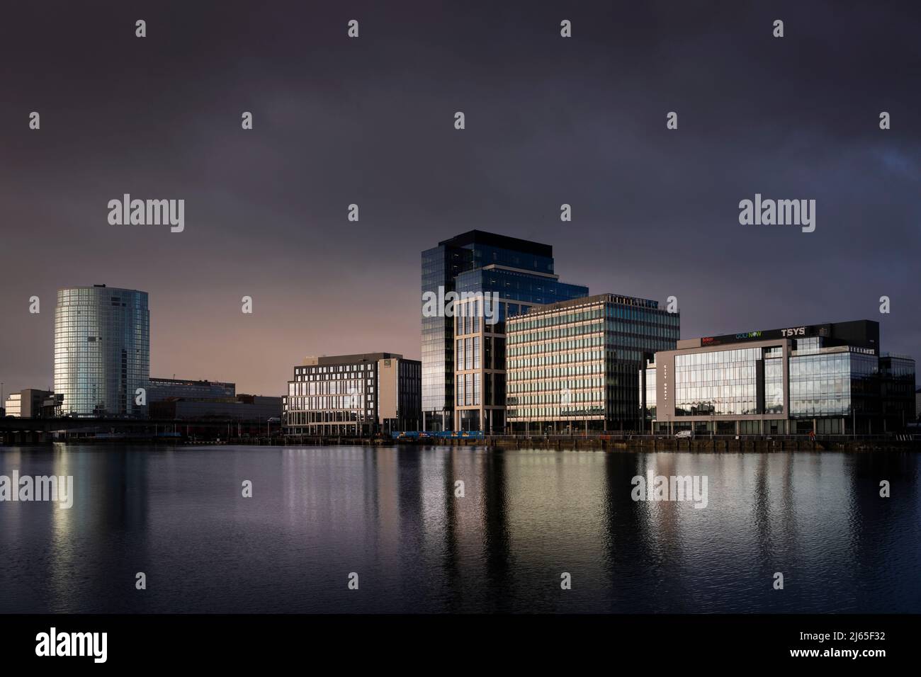 New developments on Belfast's riverside Stock Photo - Alamy