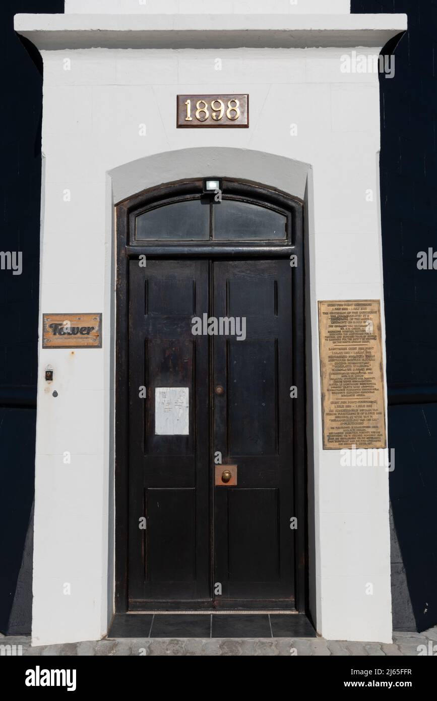 Great Fish Point Lighthouse, 1898, near Port Alfred, Eastern Cape ...