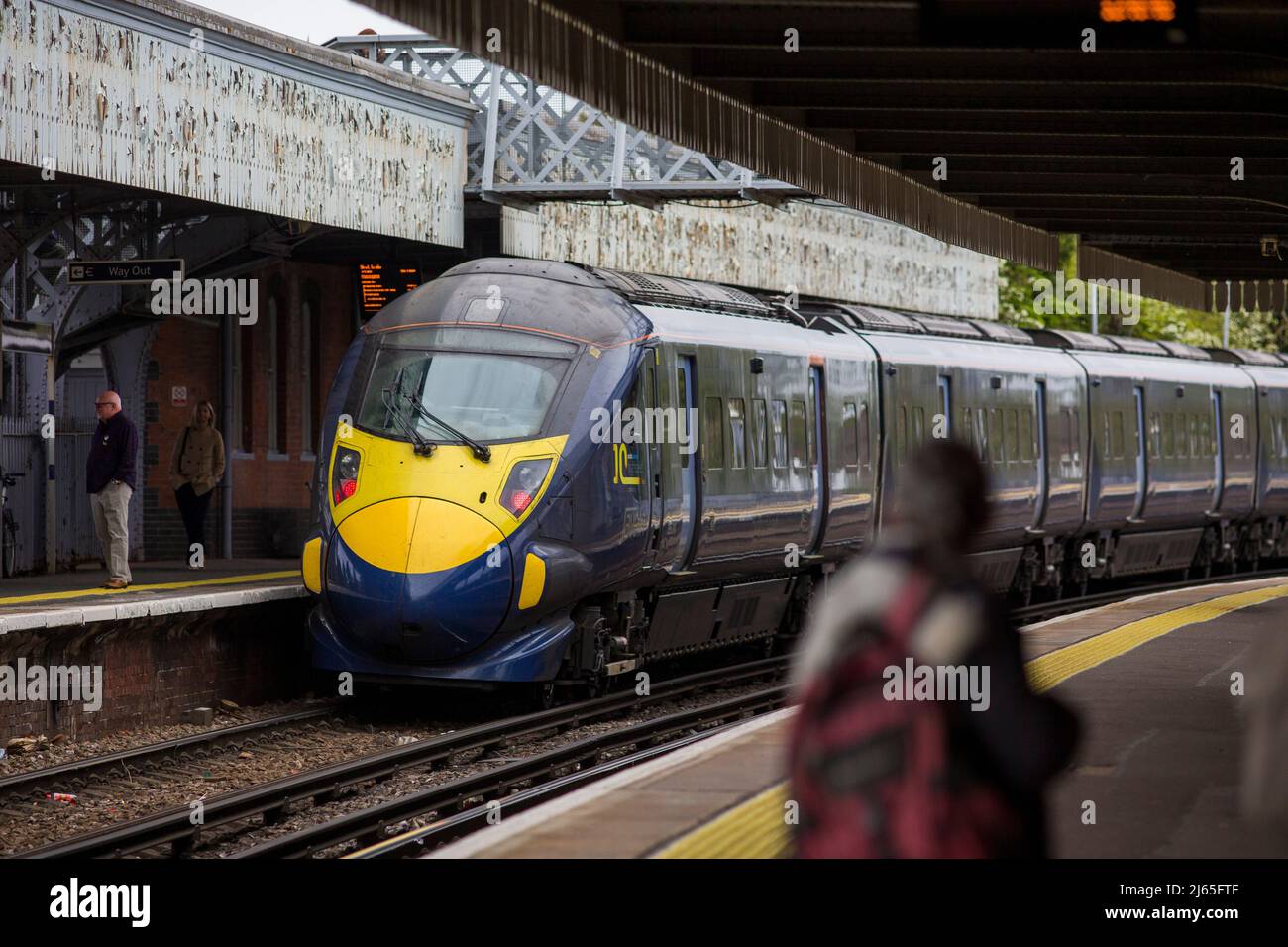 A Southeastern high speed train at Whitstable railway station as more ...