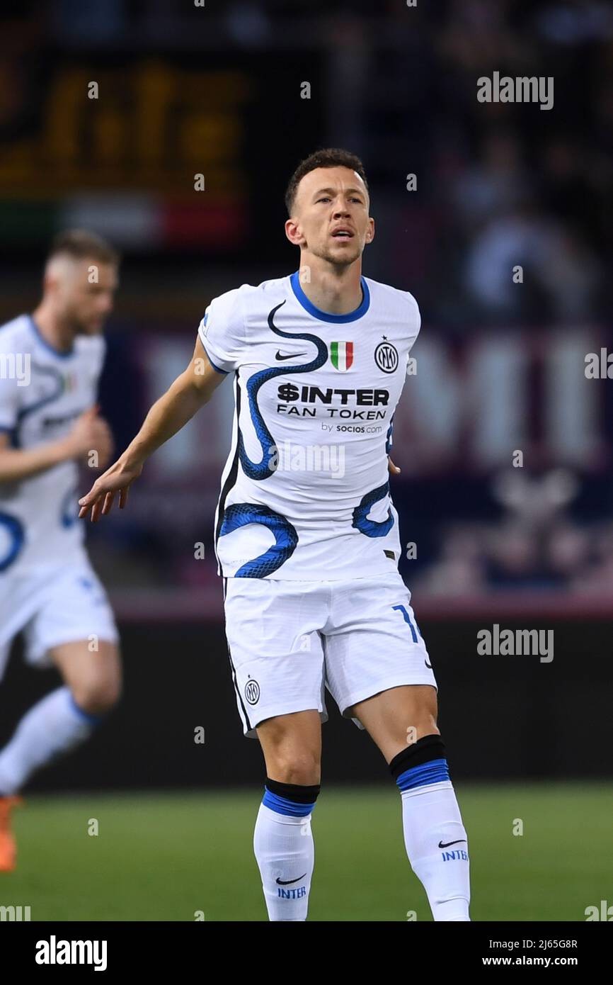 Ivan Perisic (Inter) celebrates after scoring his team's first goal ...