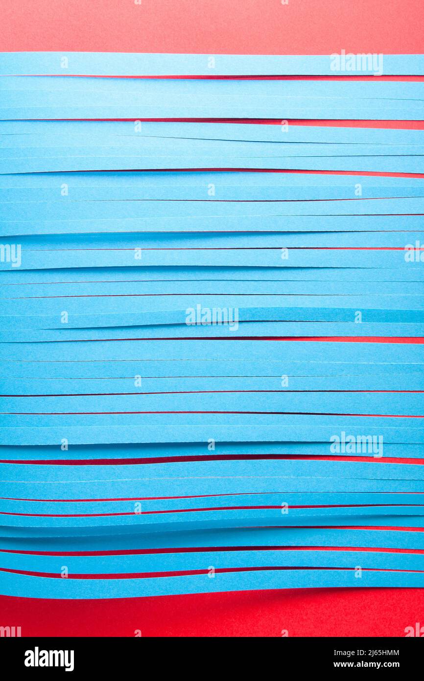 Blue cit paper strips background. Simple color paper background in blue ...