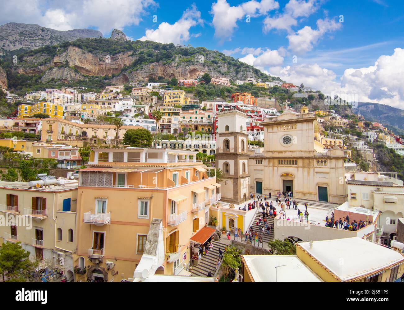 Positano (Campania, Italy) - The touristic sea town in southern Italy ...