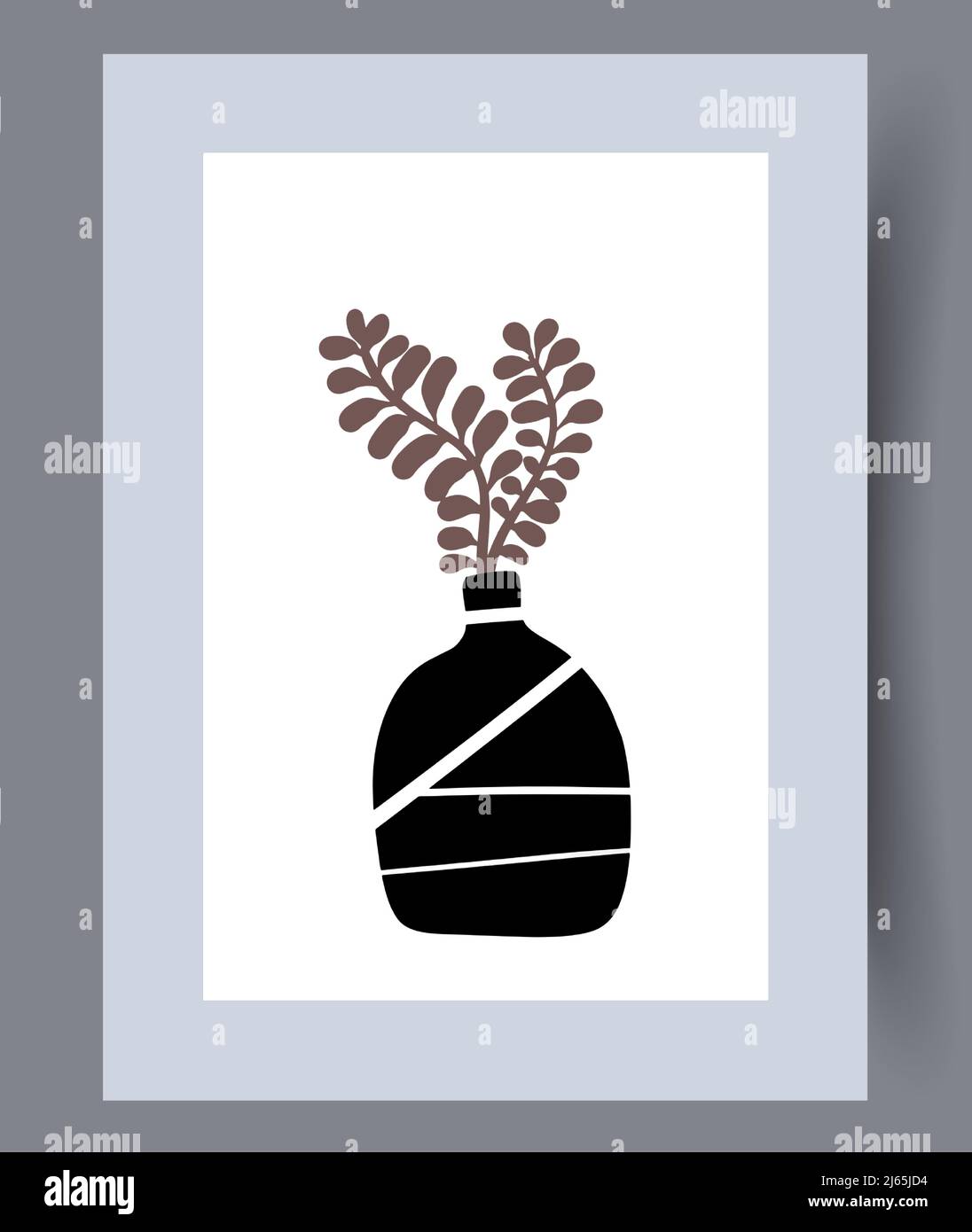 Printable wall art vector poster set vector Stock Vector Image & Art ...