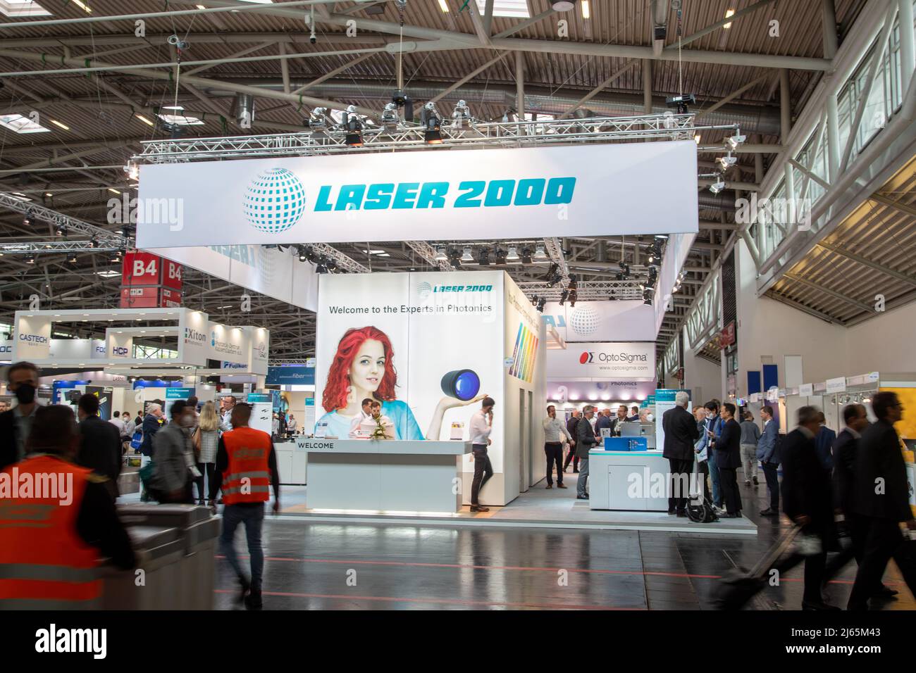 Munich, Germany. 28th Apr, 2022. Laser 2000 at the World's leading ...